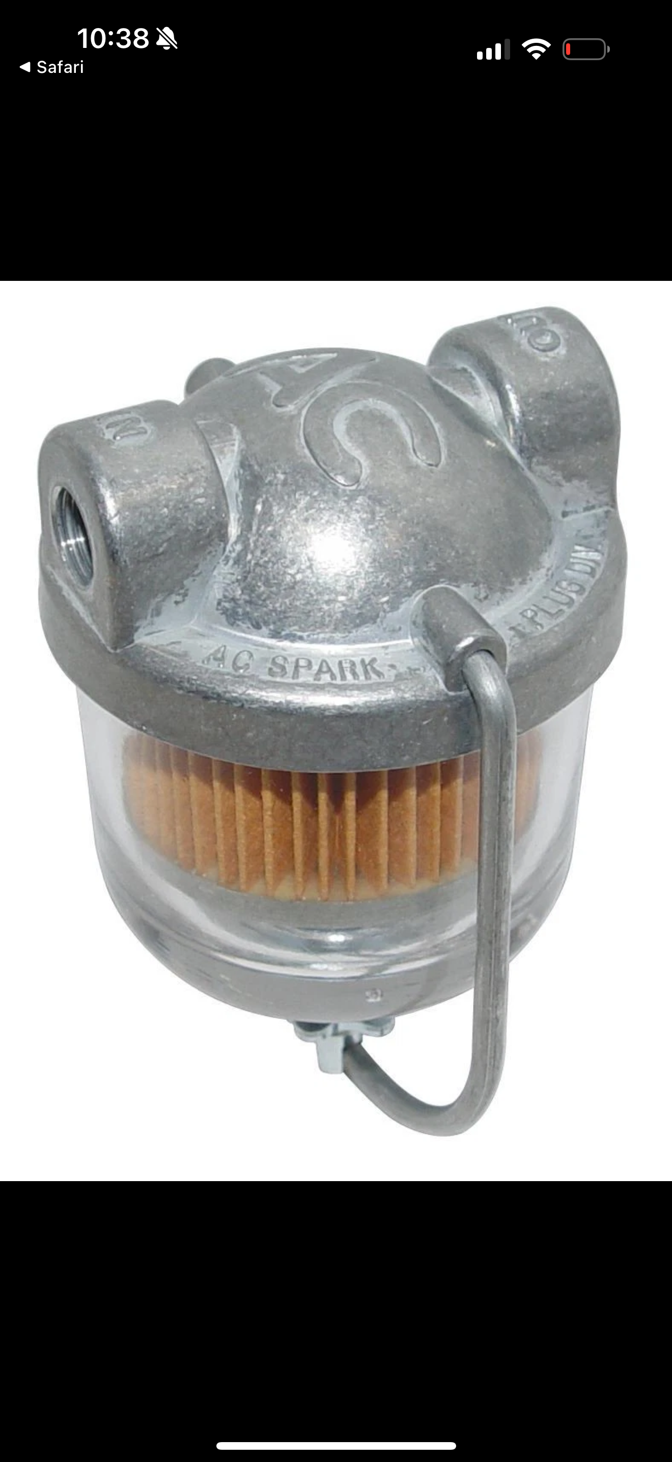 Glass Bowl Fuel Filter – Richie’s Engines